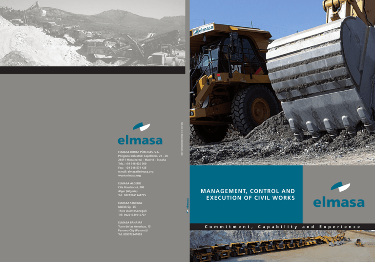 MANAGEMENT, CONTROL AND EXECUTION OF CIVIL WORKS