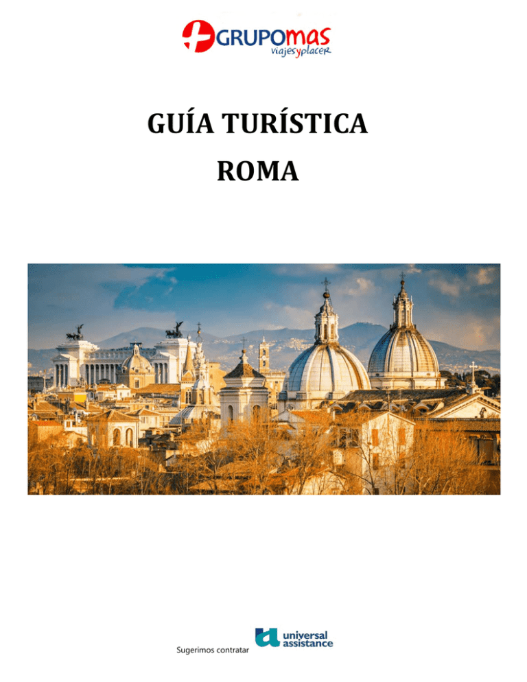 guía turística roma - Grupo Más Viajes y Placer