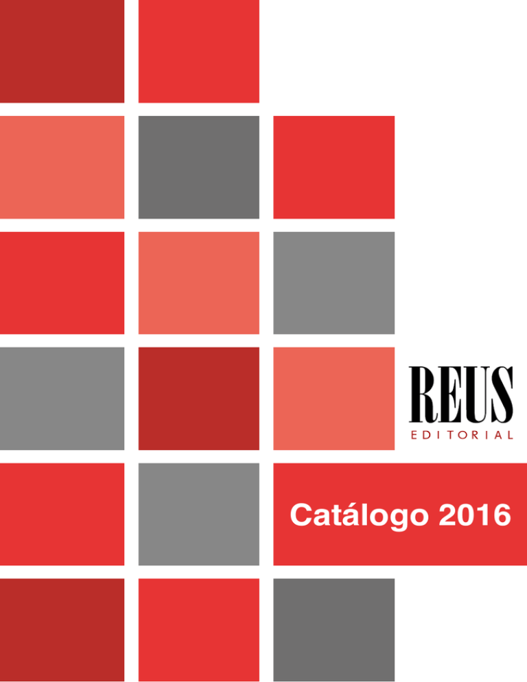 Catálogo 2016 - Editorial Reus
