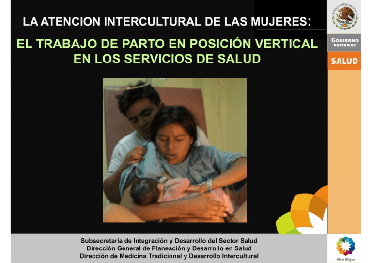 el trabajo de parto en posición vertical en los servicios de salud