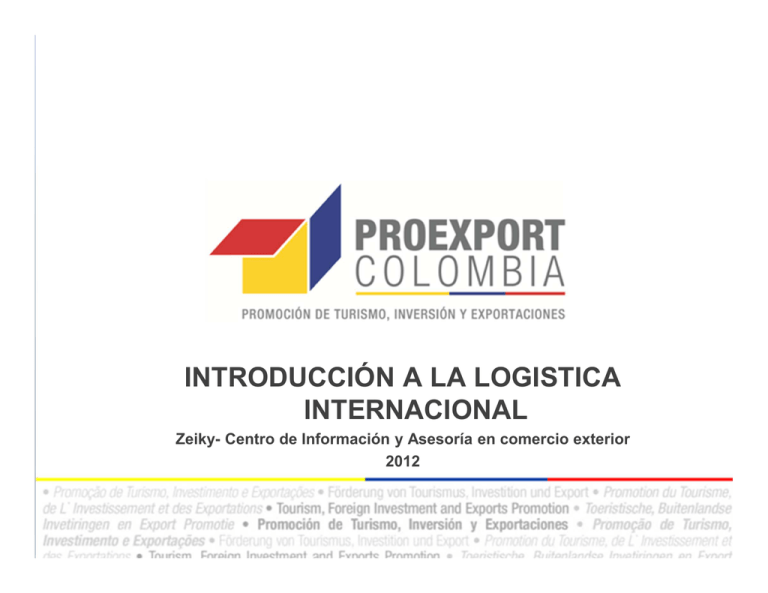 introducción a la logistica internacional