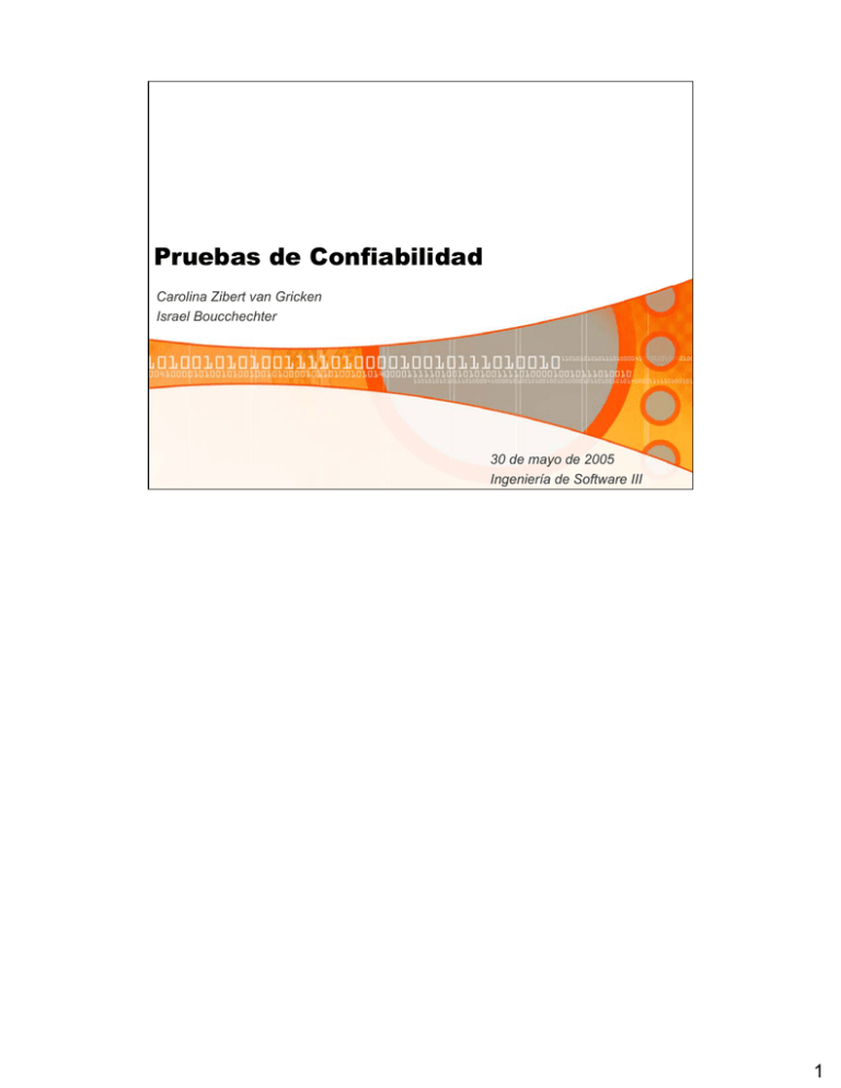 Pruebas de Confiabilidad