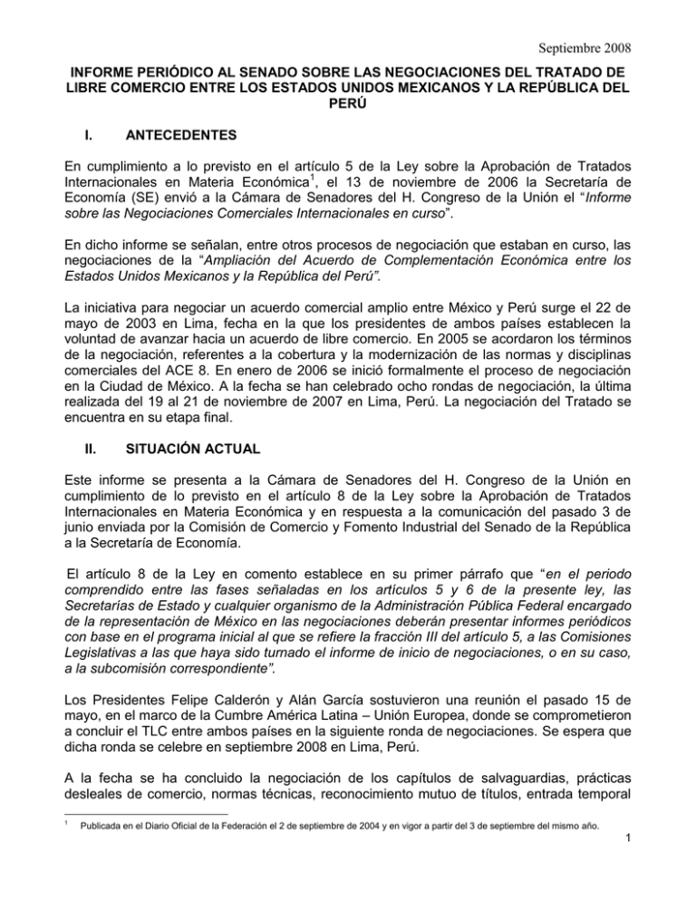 TLC MÉXICO – PERÚ