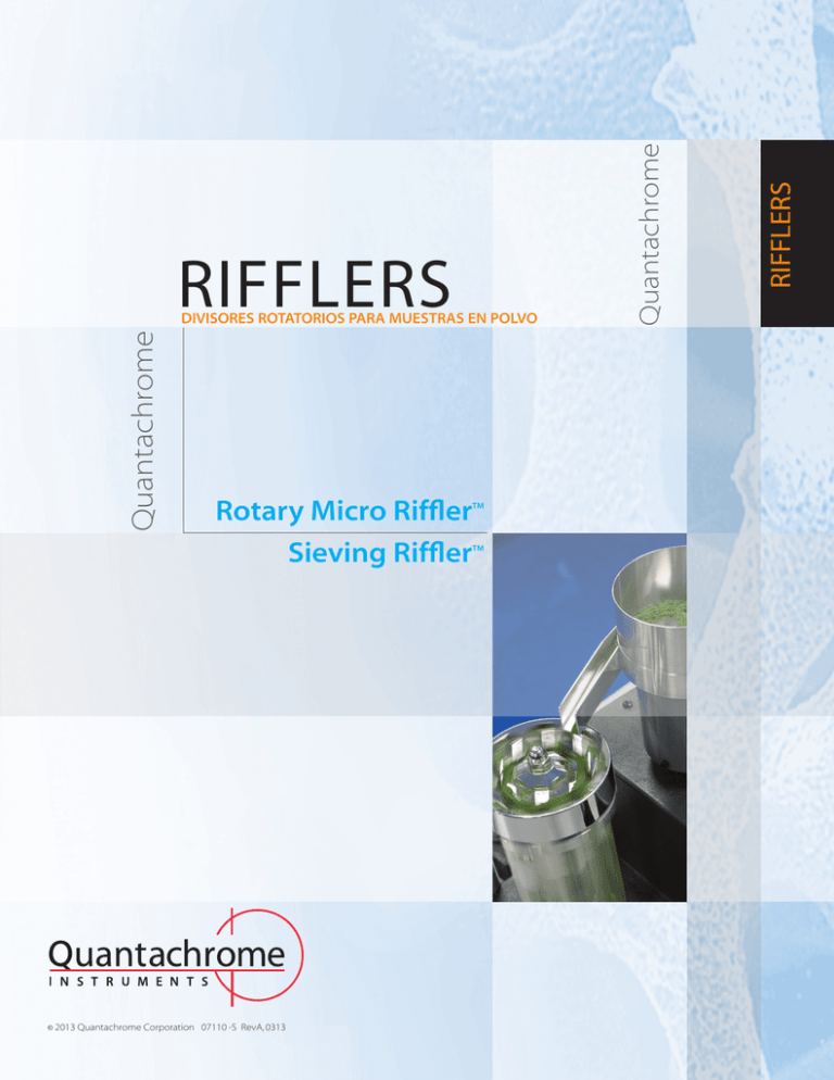 rifflers - Quantachrome Instruments