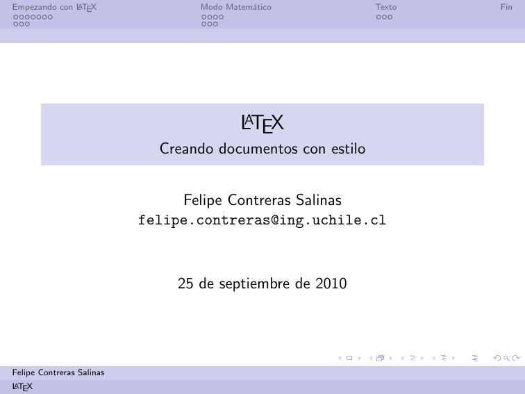 LaTeX - Creando documentos con estilo
