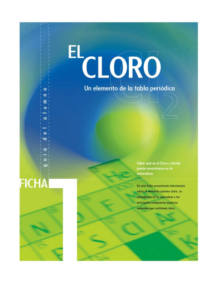 Ficha 5a - ¿Qué es el cloro?