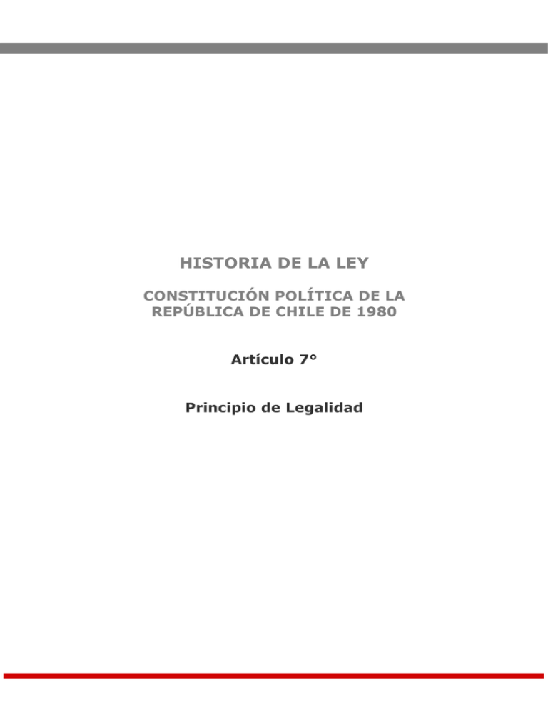 Historia del Artículo 7