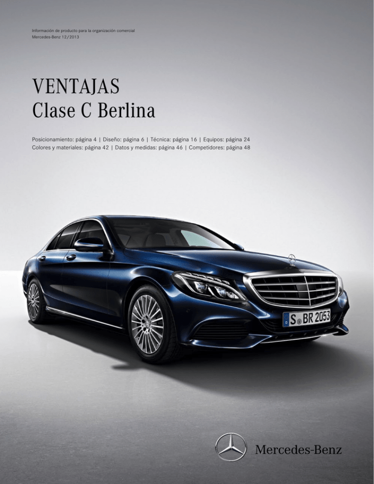 Descargar el catálogo de la nueva Clase C - Mercedes-Benz