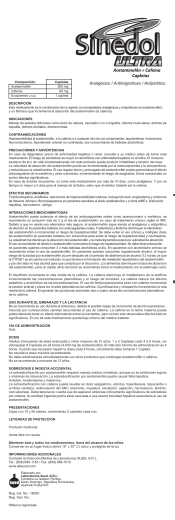 Unipulmin Cápsulas INFORMACION FARMACOLOGICA