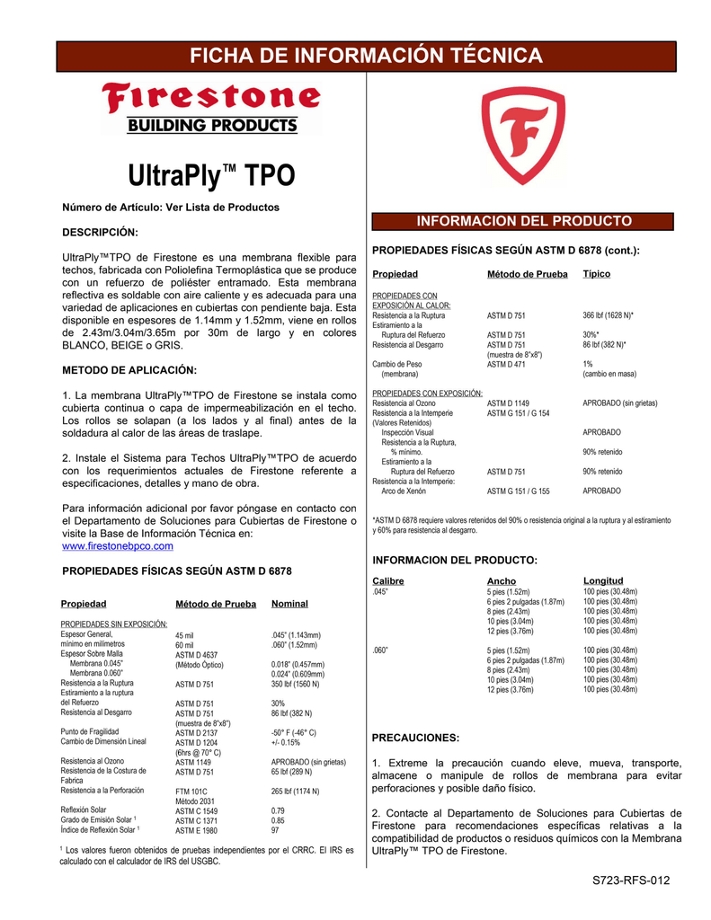 Membrana UltraPly TPO