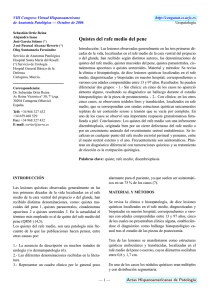 Quistes del rafe medio perineal en la infancia