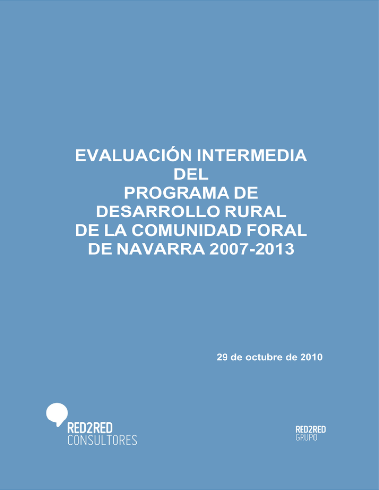 evaluación intermedia del programa de desarrollo rural de