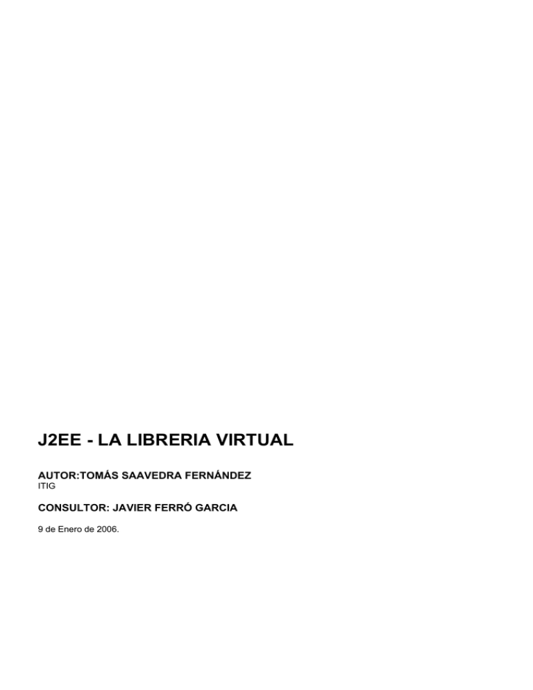 J2EE - La librería virtual