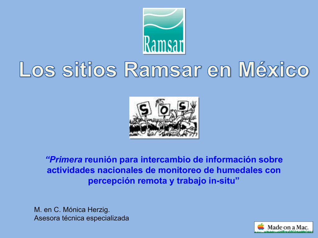 Los sitios Ramsar en México