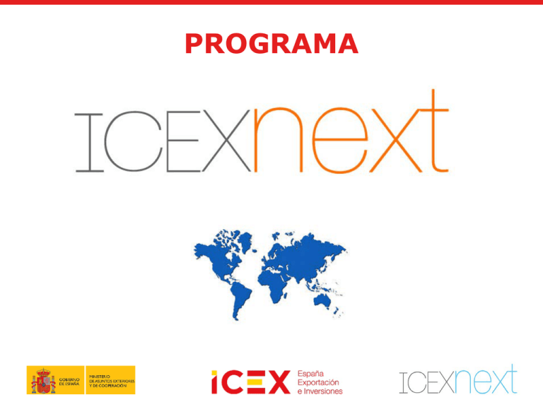 Programa ICEX Next