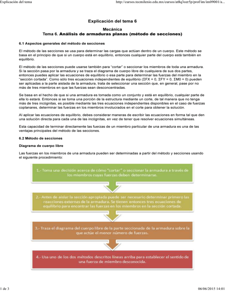 Explicación del tema