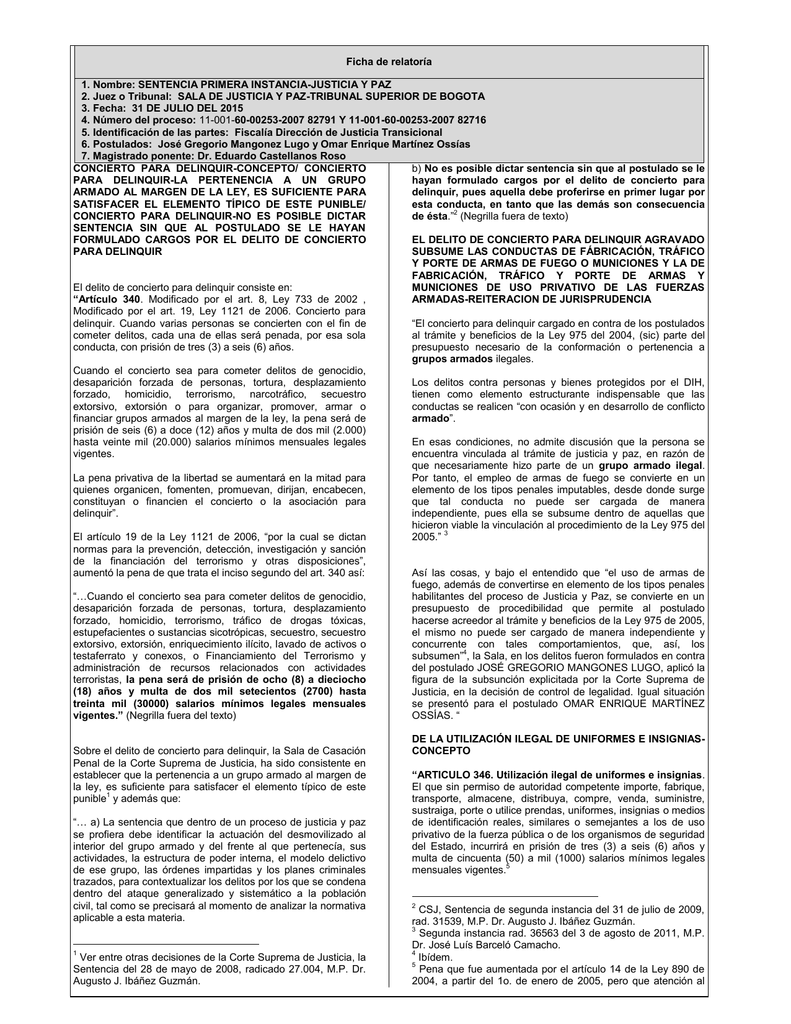 Ficha Fiscalía General De La Nación