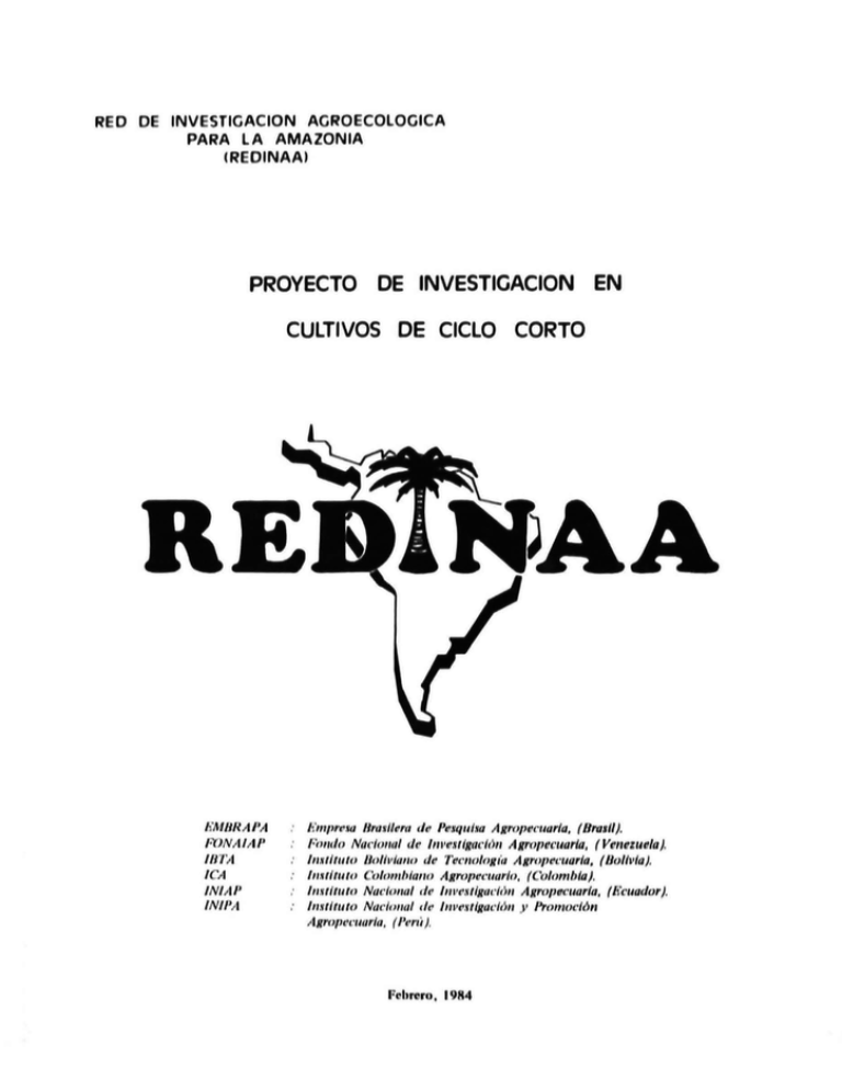 Provecto De Investigacion En Cultivos De Ciclo Corto
