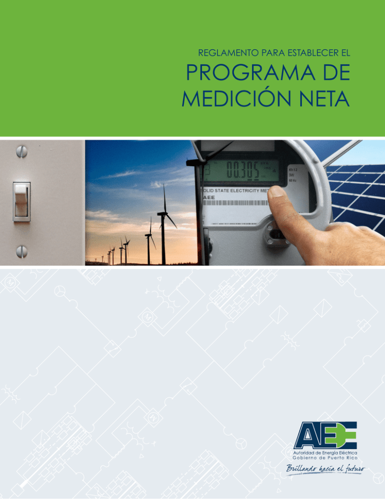 Reglamento para Establecer el Programa de Medición Neta