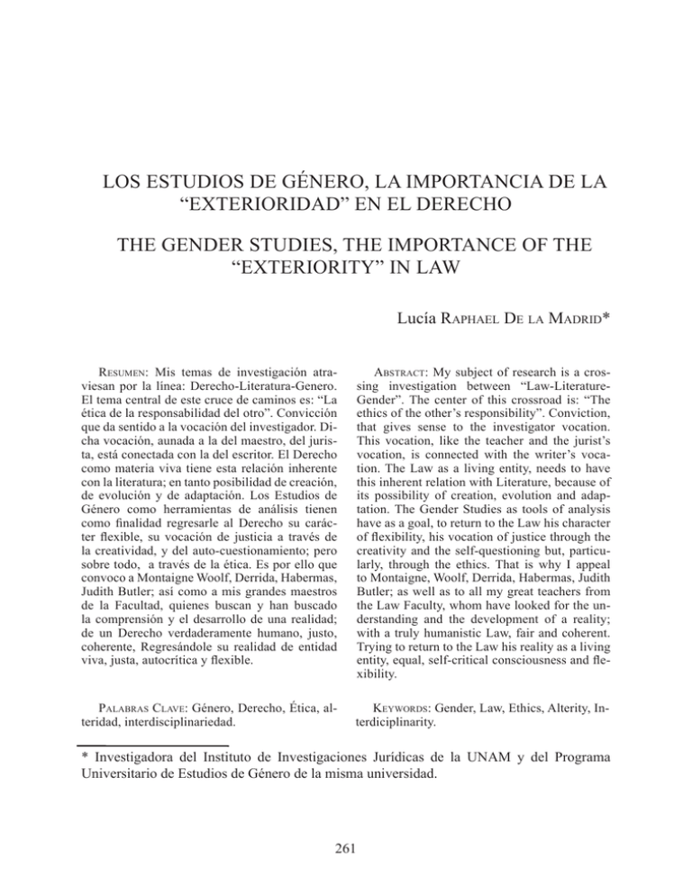 los estudios de género, la importancia de la