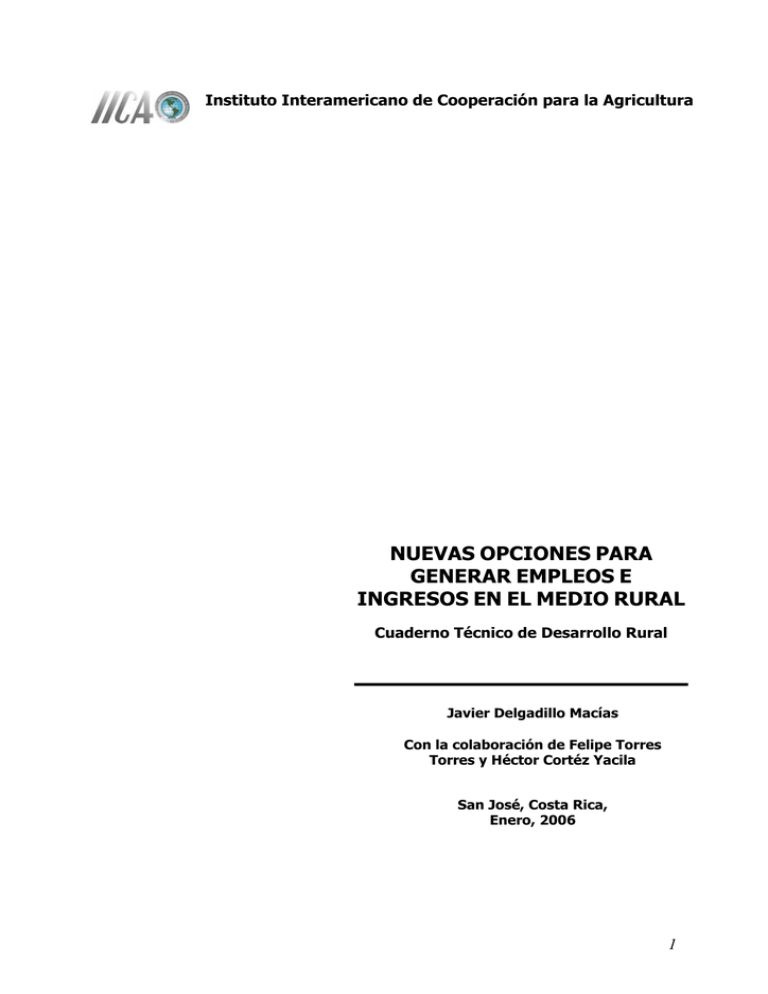 Hacia Un Desarrollo Rural Incluyente Que