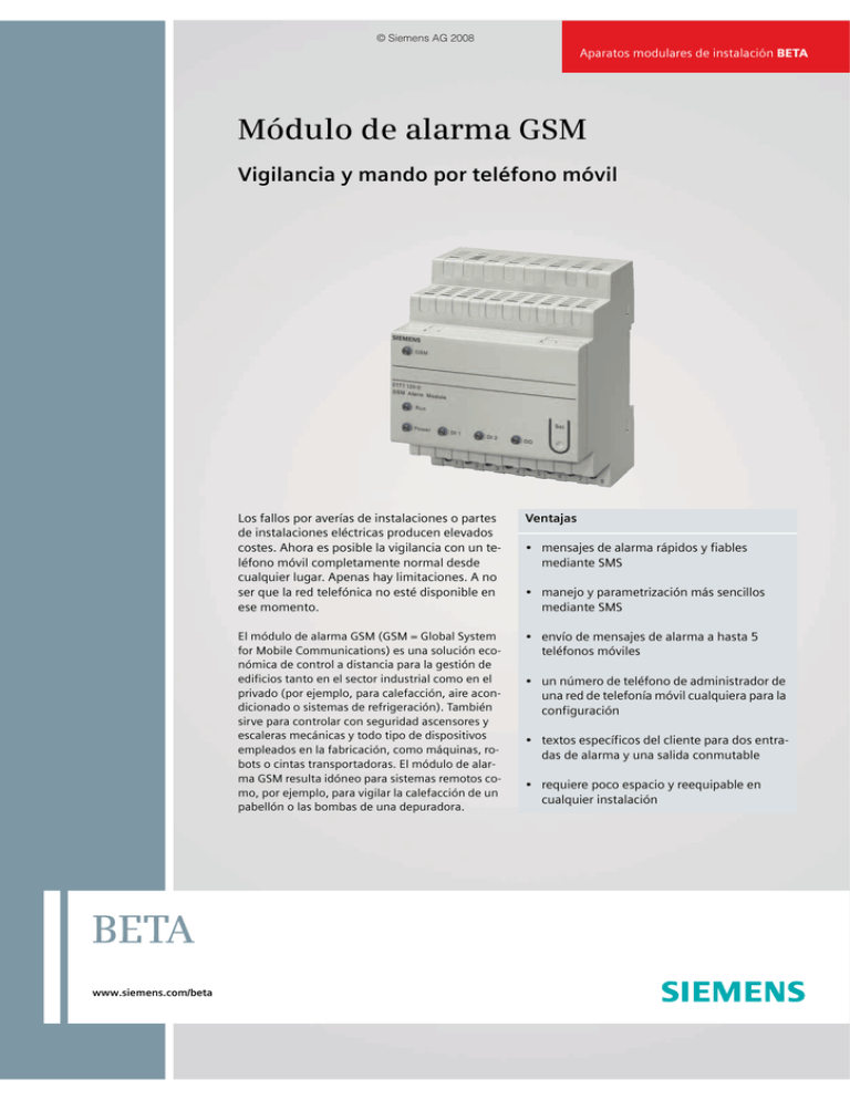 Módulo de alarma GSM