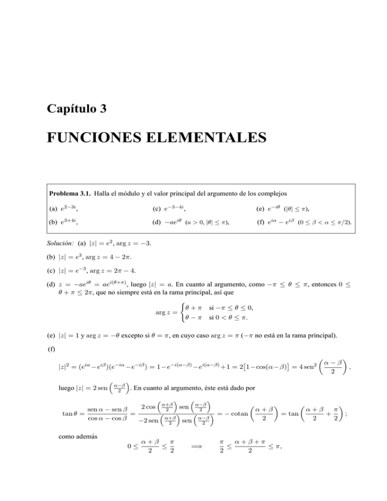 funciones elementales