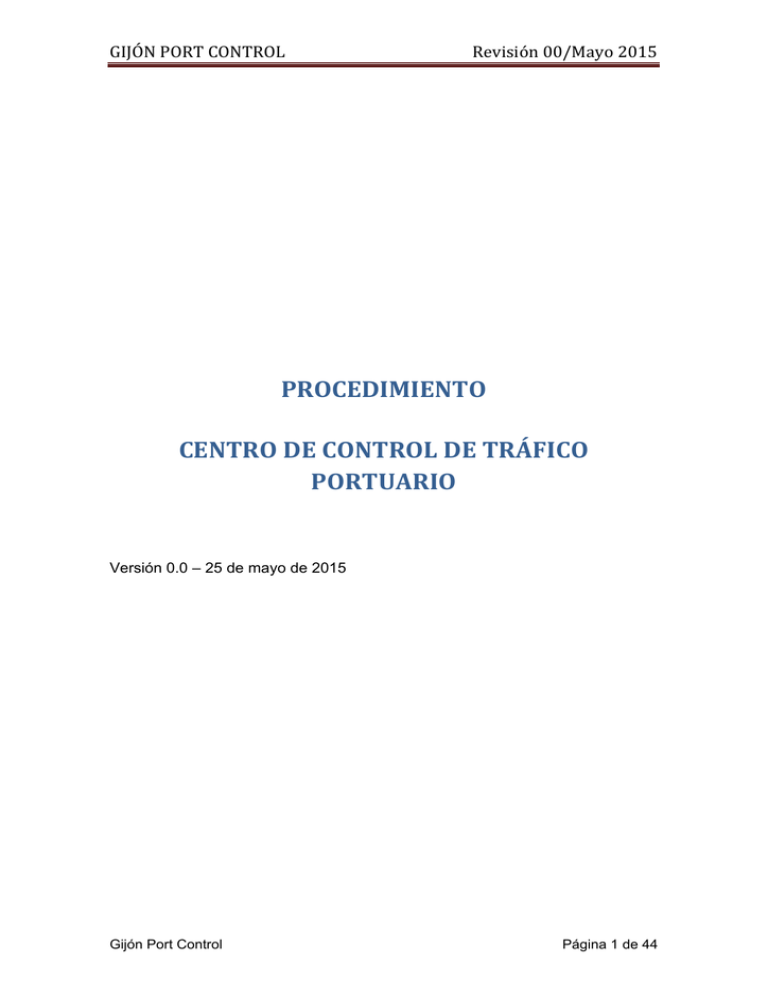Procedimiento control de tráfico