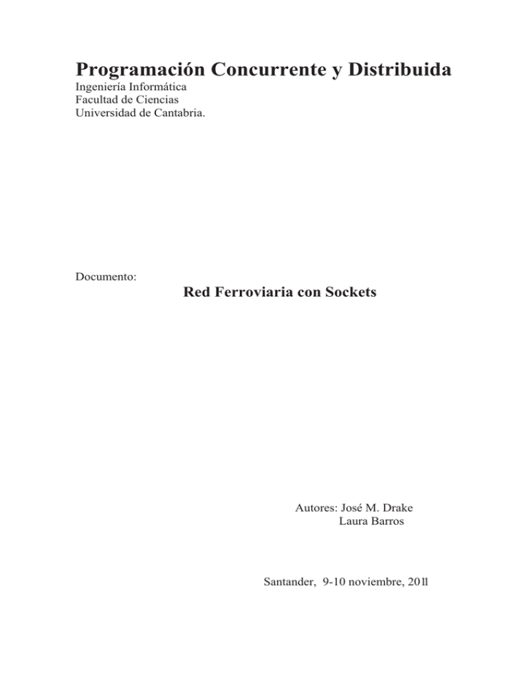 Programación Concurrente y Distribuida