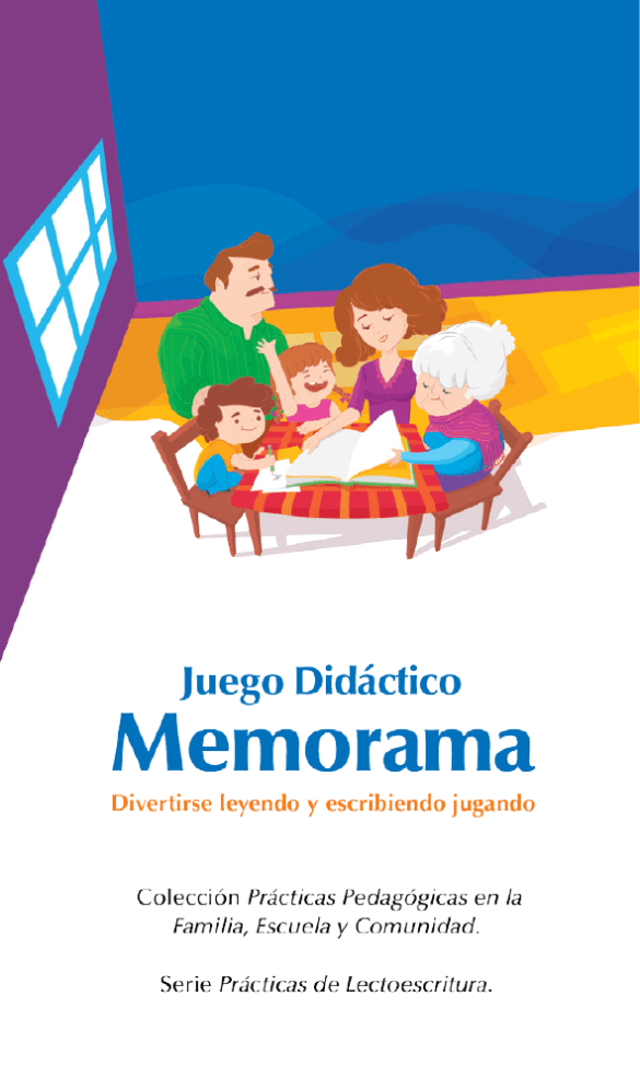 Juego didáctico memorama. Primera edición: 2015