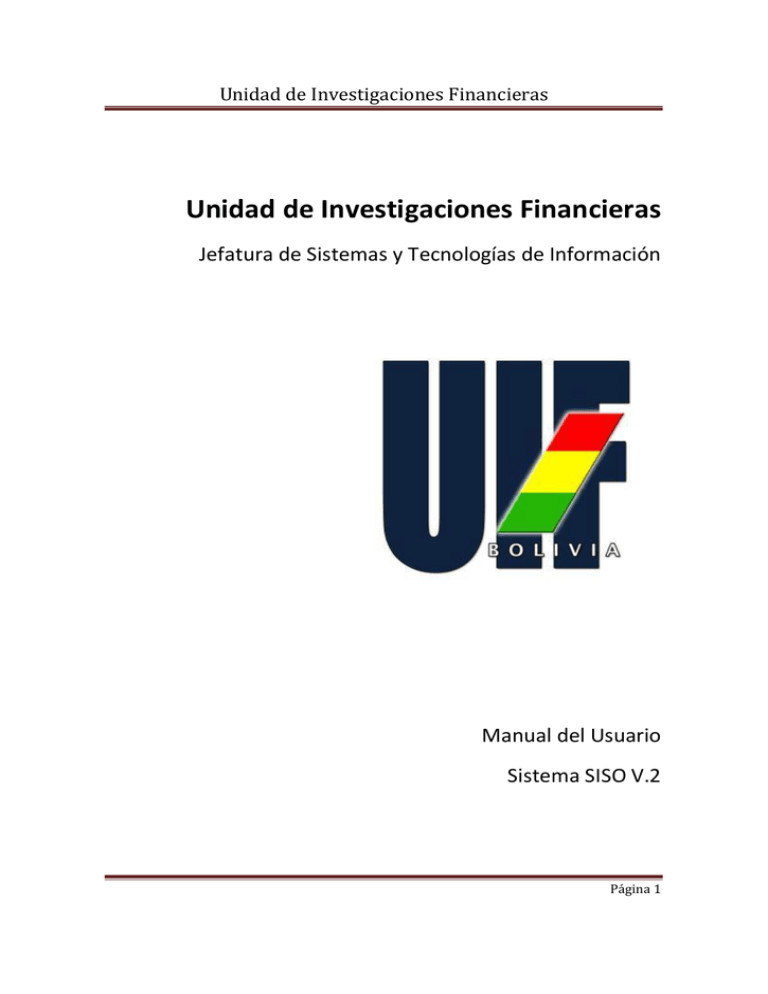 Unidad de Investigaciones Financieras