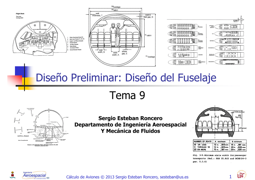Diseño Preliminar: Diseño del Fuselaje Tema 9
