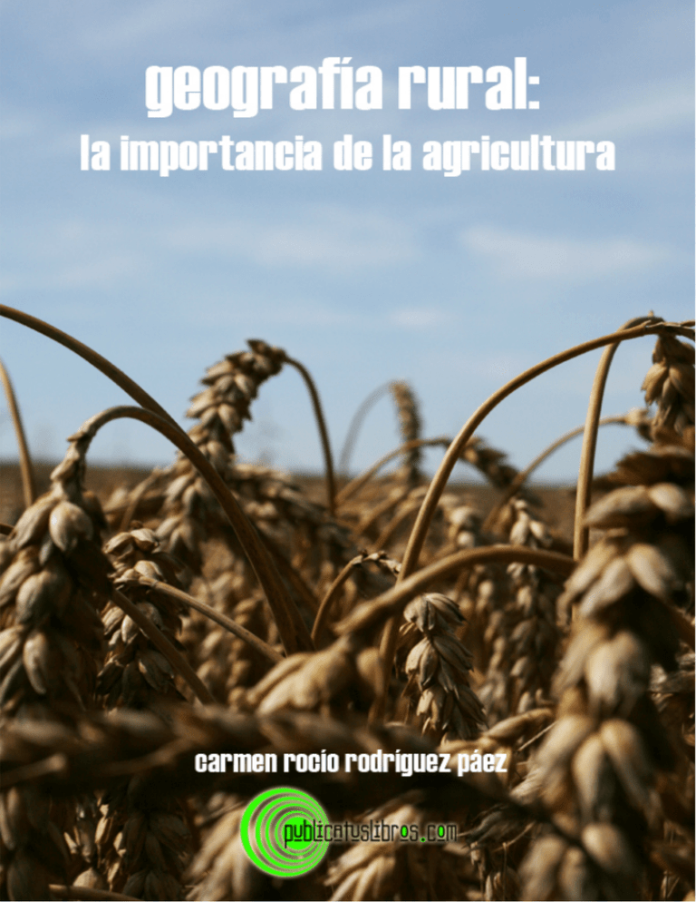 Geografía rural: la importancia de la agricultura