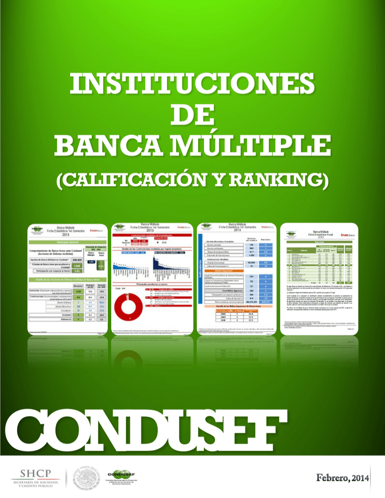 INSTITUCIONES DE BANCA MÚLTIPLE