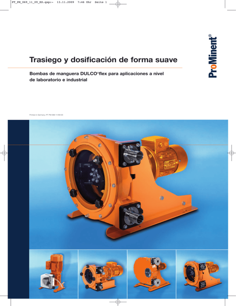 Trasiego y dosificación de forma suave