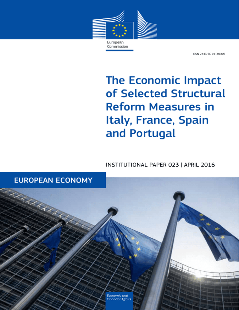 The Economic Impact of Selected Structural Reform