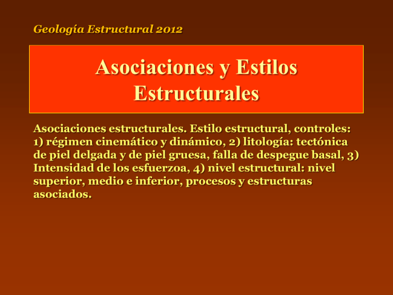 TECTÓNICA EXTENSIONAL