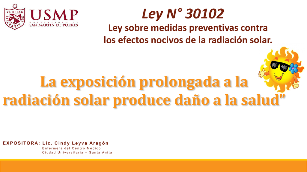 Capacitación Prevención a la exposición a la radiación solar