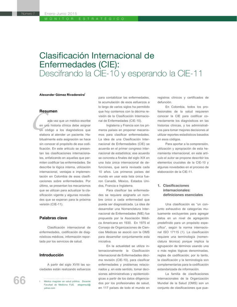Clasificación Internacional de Enfermedades (CIE): Descifrando la