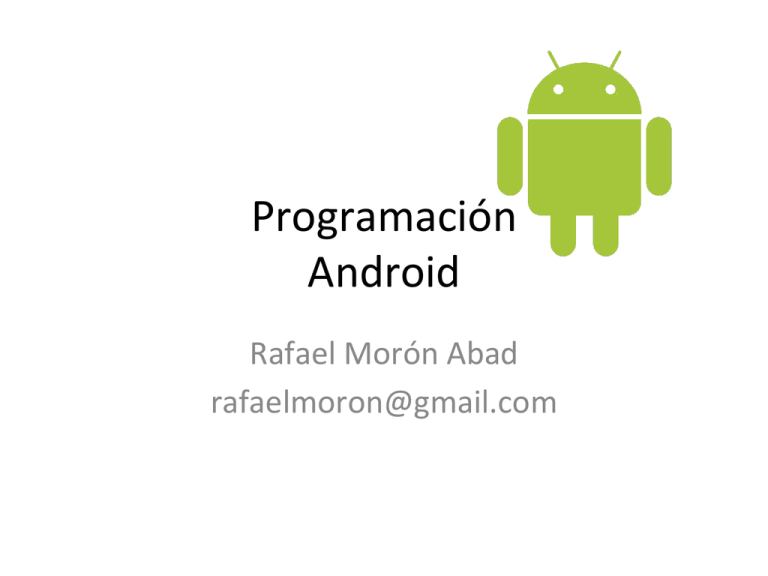 Programación Android