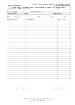 Formulario LA-01 - Gobierno de Santa Fe