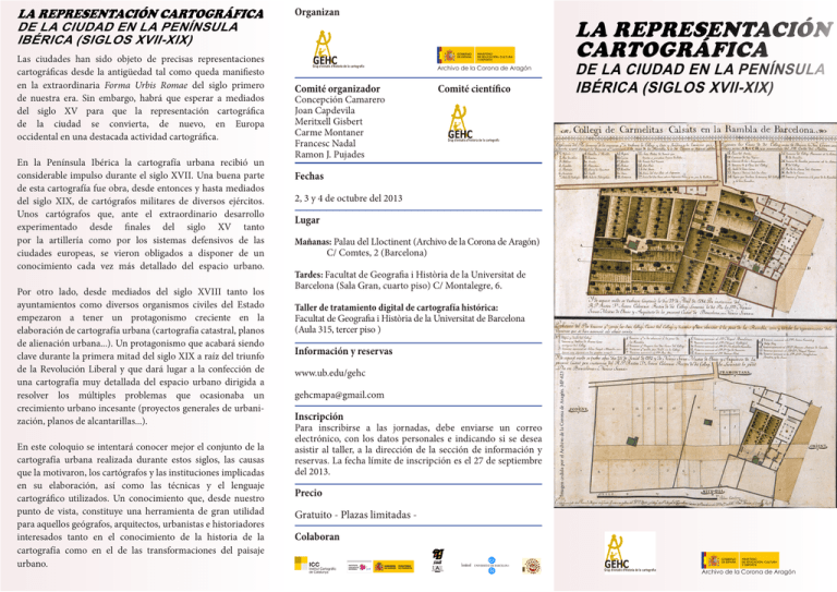 la representación cartográfica