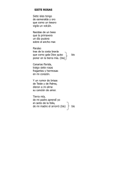 CANCIONES FOLKLÓRICAS COSTUMBRISTAS DE HONDURAS