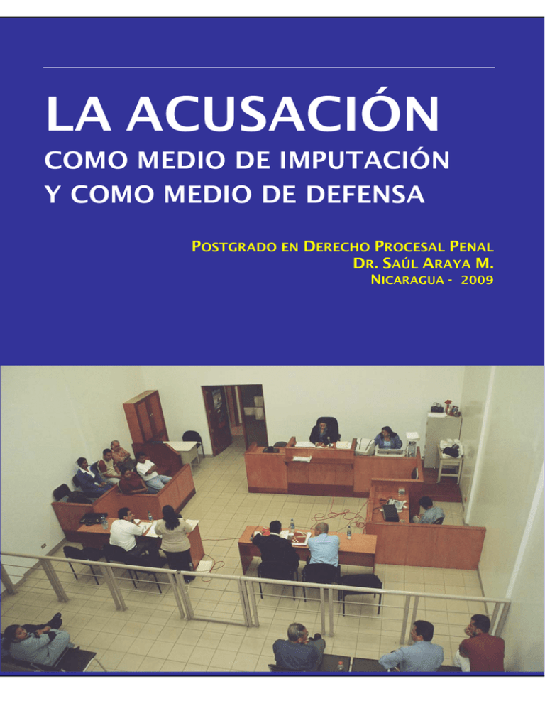 la acusación - Ministerio Público - Poder