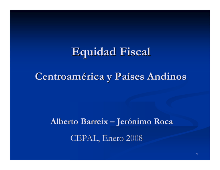 Equidad Fiscal