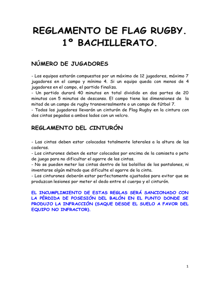 Flag rugby - IES Antonio Serna Serna