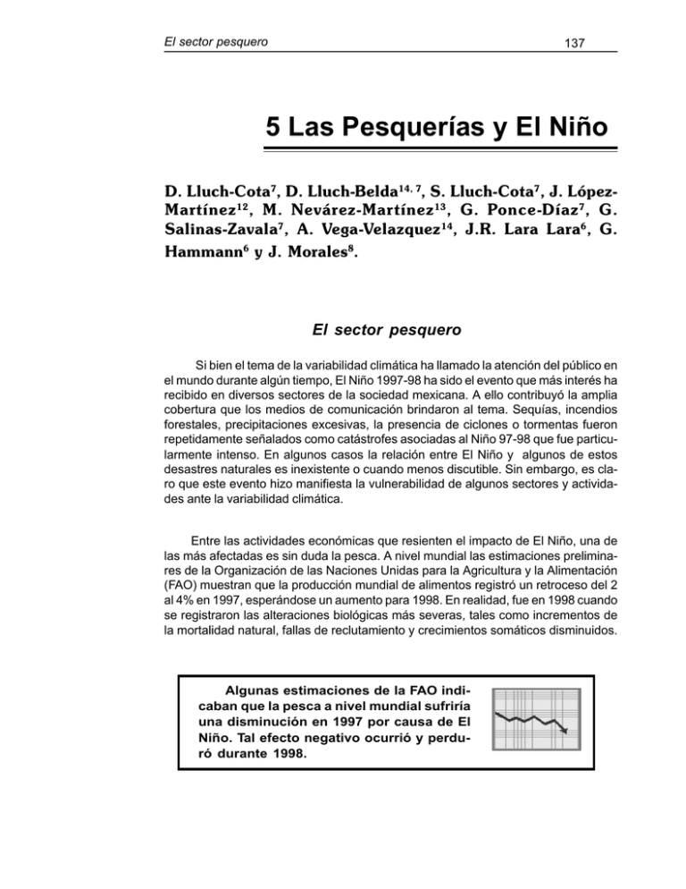 5 Las Pesquerías y El Niño