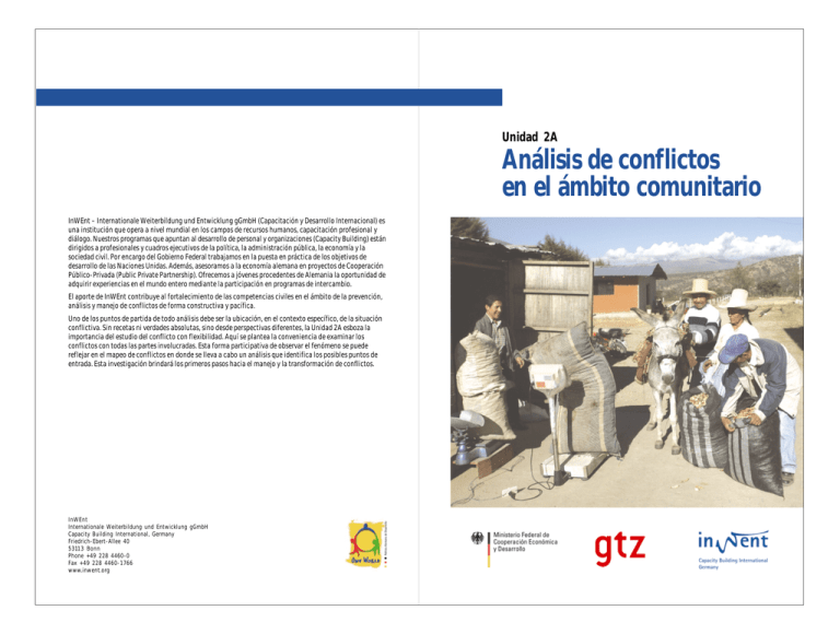 Análisis de conflictos en el ámbito comunitario