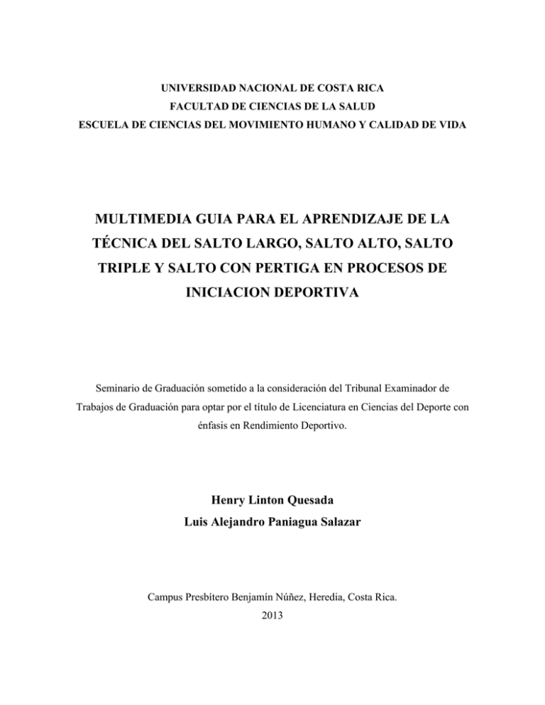Tesis Henry Lipton - Universidad Nacional de Costa Rica