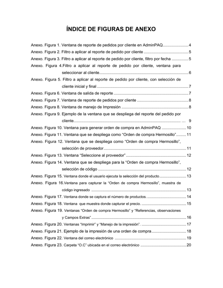 índice de figuras de anexo